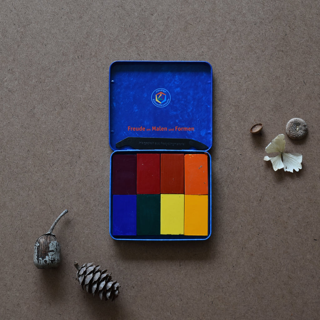 STOCKMAR BLOCK CRAYONS - 8 TIN – Tanglewood Toys